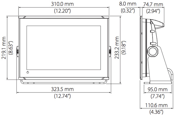 Simrad GO12 ROW 12 Inch Display 3-in-1 Transducer - 000-14835-001 - Hudson Marine Electronics